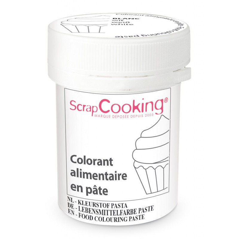 Colorant en pâte 20g - Blanc