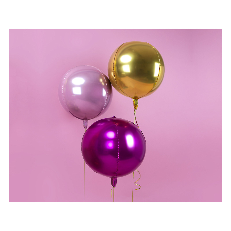 ballon jaune gold glossy